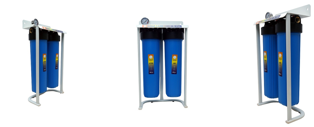 2-Stage Jumbo filter | Big Blue Whole House Water Filteration System
